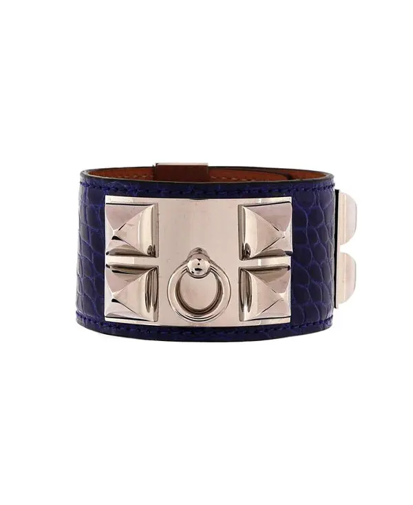 HERMES Collier De Chien Bracelet Alligator - Alligator/exotic