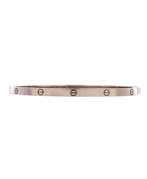 CARTIER Small Love Bracelet 18k Gold - White