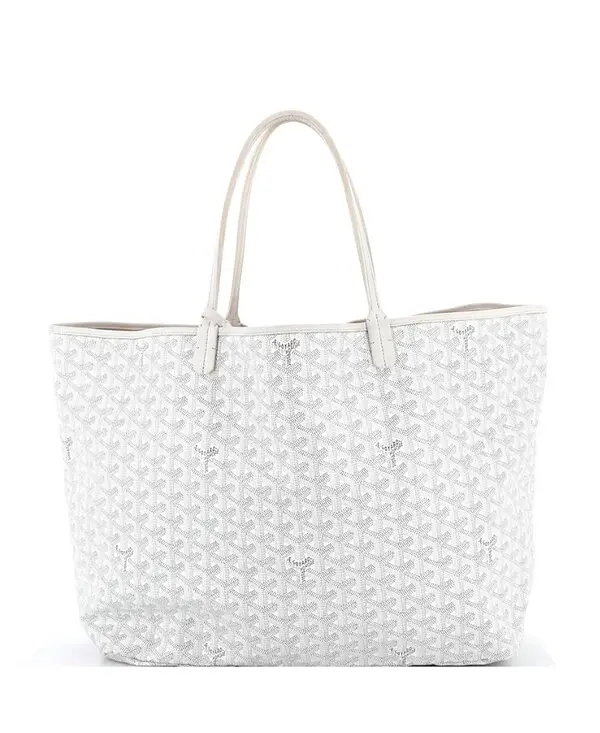 Goyard Gm Saint Louis Tote Coated Canvas - White