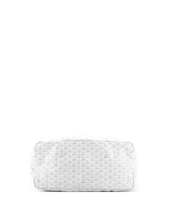Goyard Gm Saint Louis Tote Coated Canvas - White