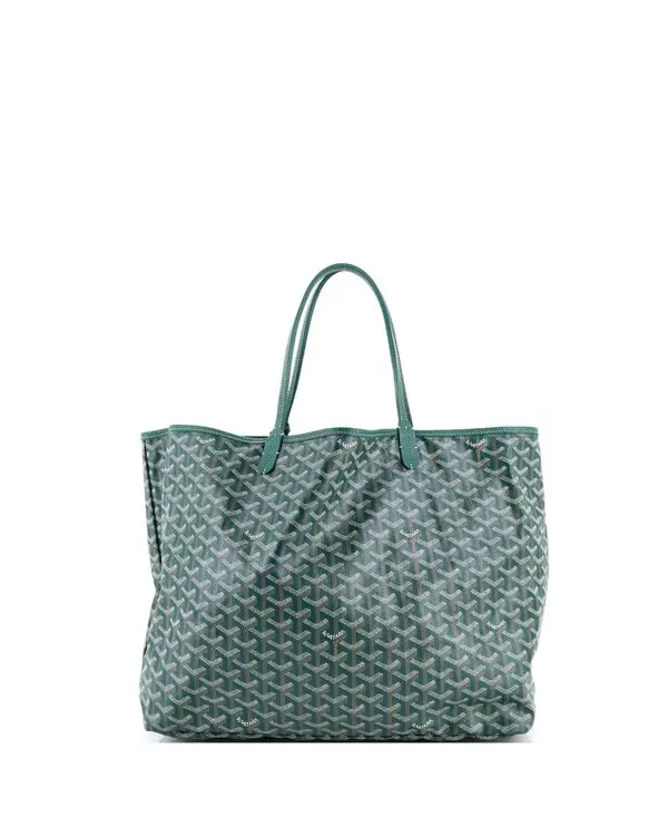 Goyard Gm Saint Louis Tote Coated Canvas - Green