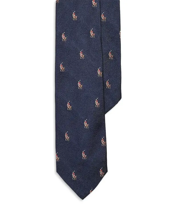 Polo Ralph Lauren Polo Pony Silk Repp Narrow Tie - Navy