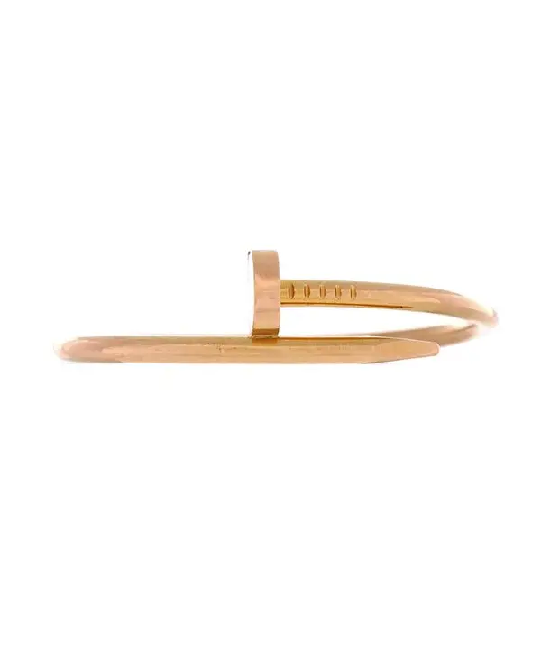 CARTIER Classic Juste Un Clou Bracelet 18k Rose Gold - Pink