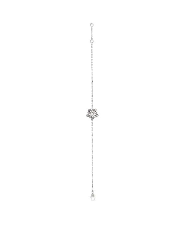 VAN CLEEF & ARPELS Mini Lotus Openwork Diamond Bracelet