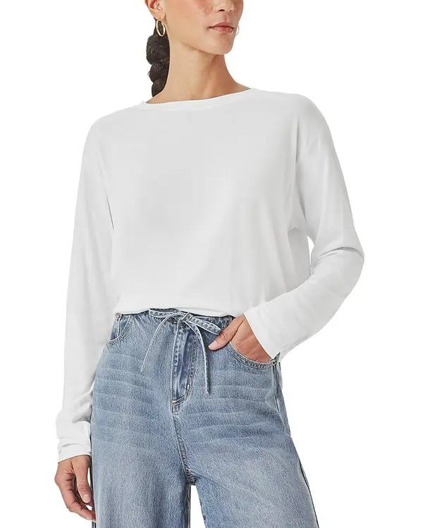 Splendid Lila Crewneck Tee - White