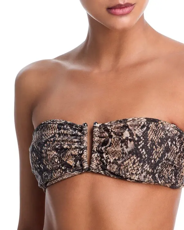 Kobi Halperin Arianna Bikini Top - Natural Multi