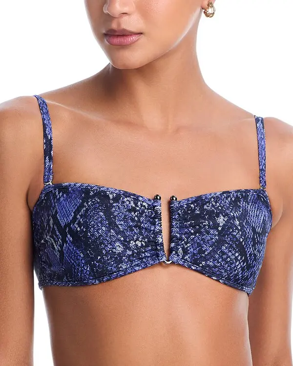 Kobi Halperin Arianna Bikini Top - Tide Multi