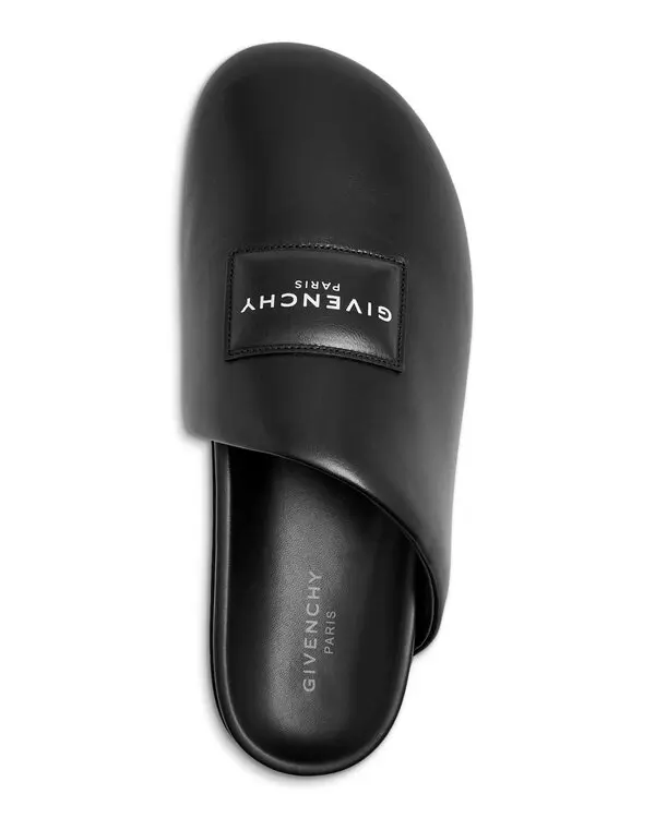Givenchy Padded Nappa Lambskin Mules - Black