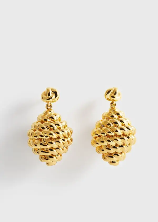 TOTEME Rope Drop Earrings
