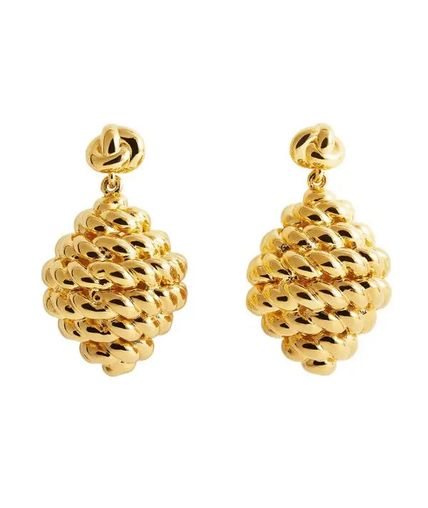 TOTEME Rope Drop Earrings - Gold