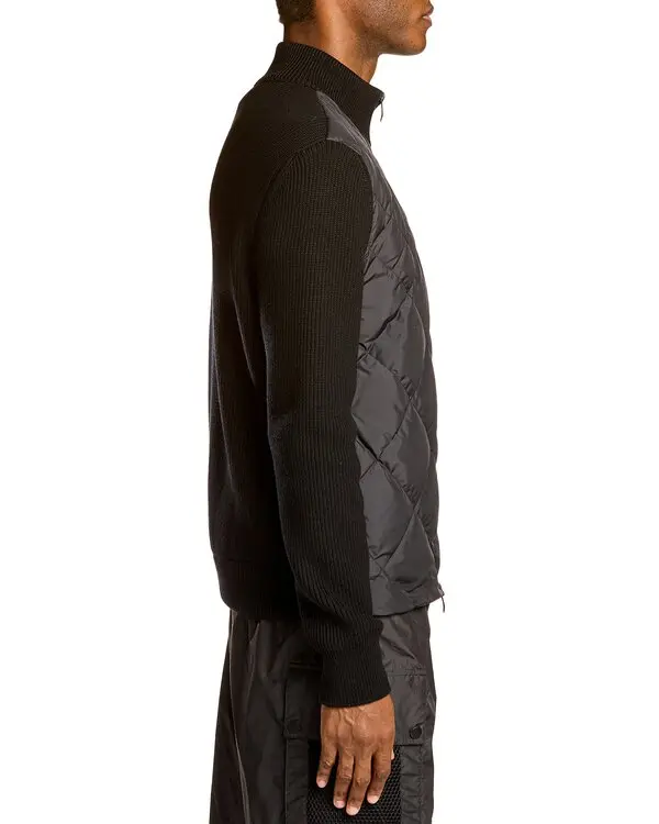 Moncler Quilted Front Cardigan