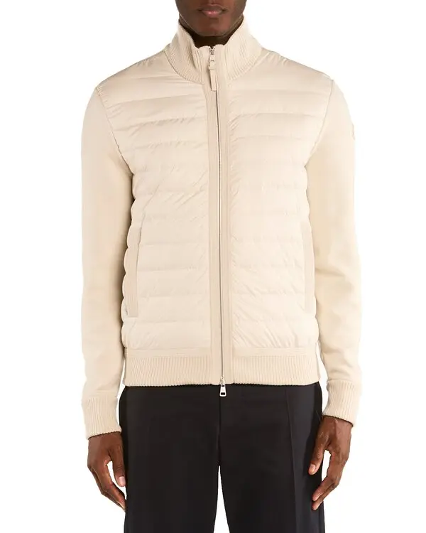 Moncler Zip-up Cardigan - Light Beige