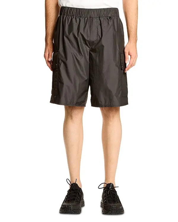 Moncler Elasticated Cargo Shorts - Black