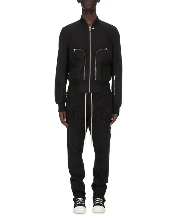 Rick Owens Creatch Cargo Drawstring Pants - Black