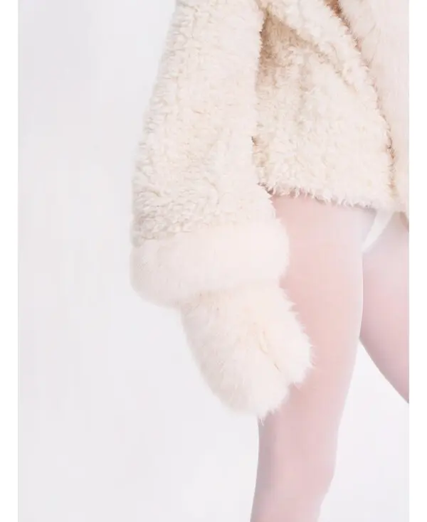 MISS CIRCLE NEW YORK Katia Faux Fur Mittens
