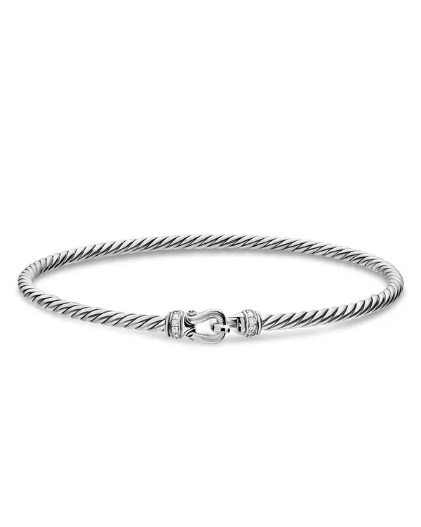 David Yurman Micro Cable Flex Buckle Bracelet