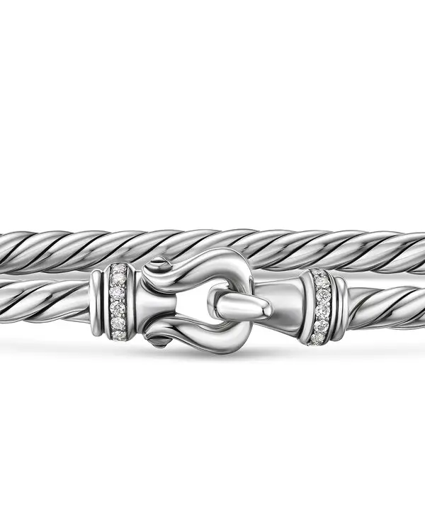 David Yurman Micro Cable Flex Buckle Bracelet