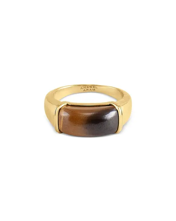 ANABEL ARAM Forza Ring - Tigers Eye