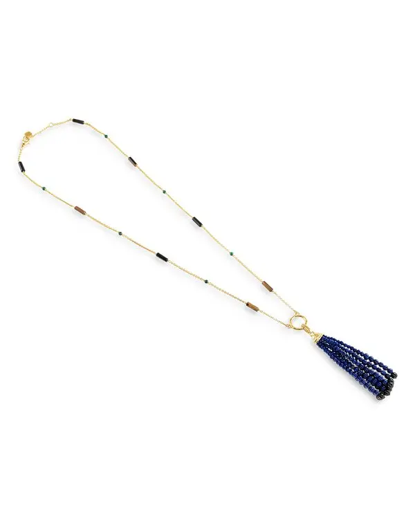 ANABEL ARAM Forza Tassel Pendant - Lapis