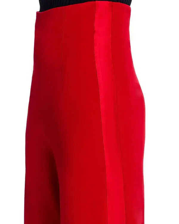 SERGIO HUDSON Silk Tuxedo Signature Pants