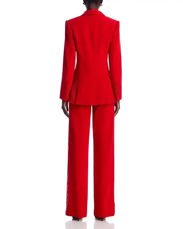 SERGIO HUDSON Silk Tuxedo Signature Pants