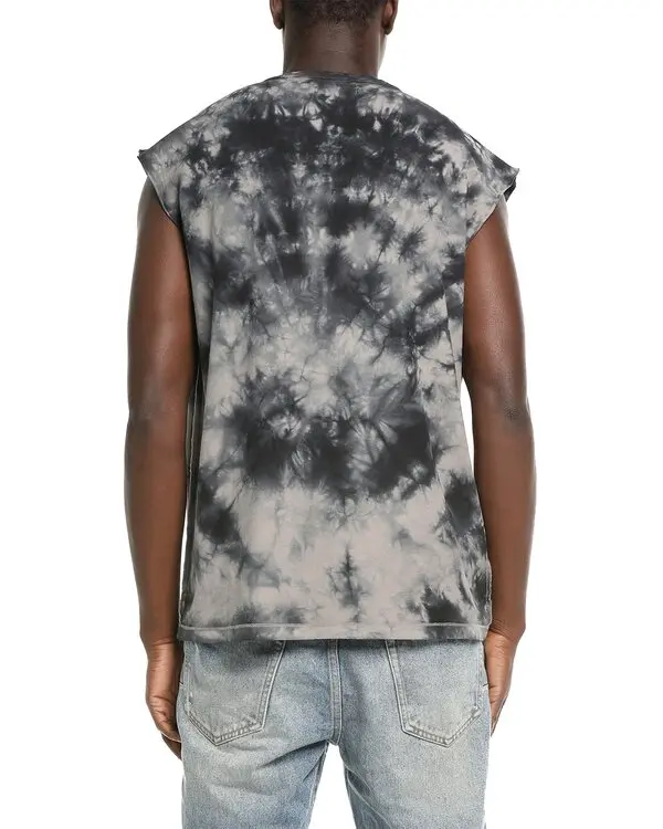 PURPLE BRAND Textured Sleeveless Tee - Grey