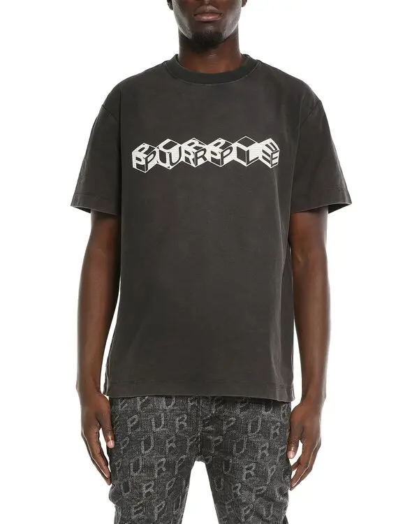 PURPLE BRAND Textured Short Sleeve Tee