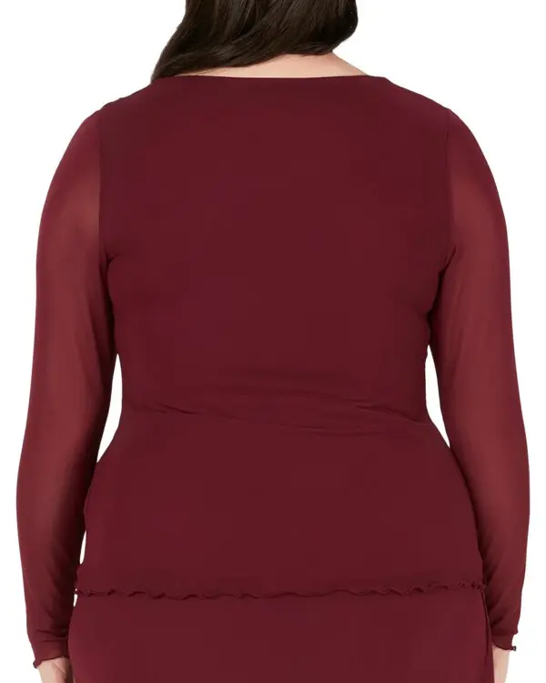 ESTELLE Annalise Mesh Top