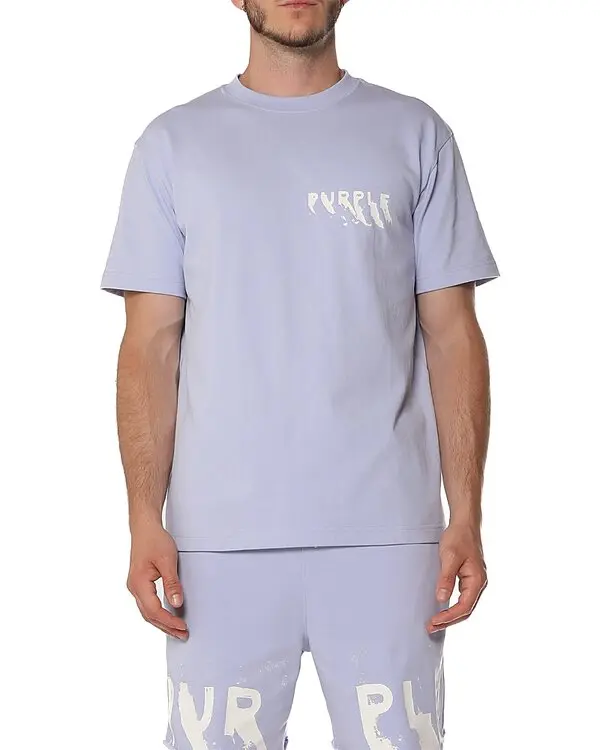 PURPLE BRAND Heavyweight Jersey Short Sleeve Tee - Purple