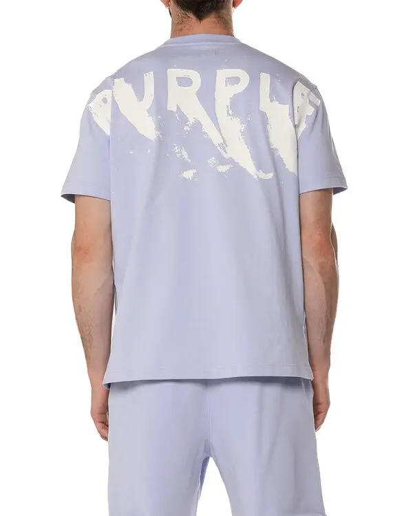 PURPLE BRAND Heavyweight Jersey Short Sleeve Tee - Purple