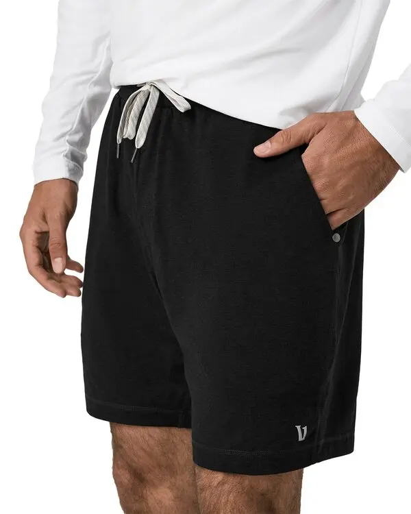 Vuori 7" Ponto Performance Shorts - Black Heather