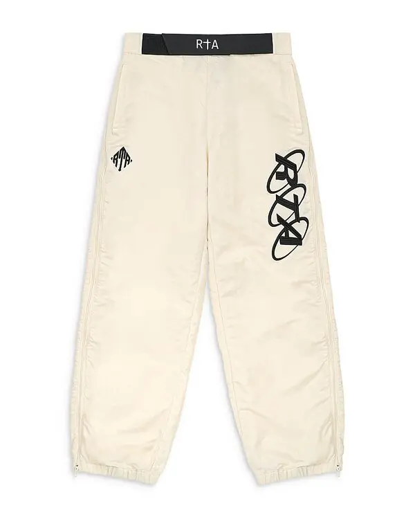 RtA Logo Track Pants - Raw Sand