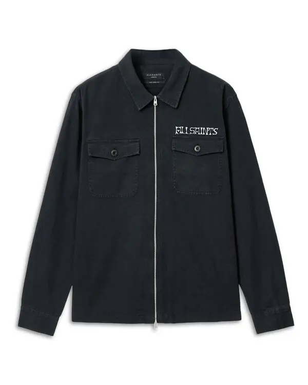 ALLSAINTS Orbit Shirt Jacket - Jet Black