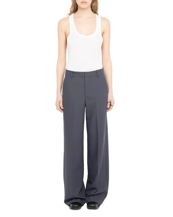 Zadig&Voltaire Panol Tailored Trousers - Anthracite