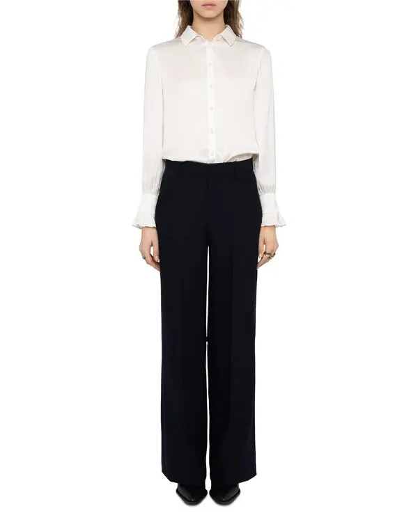 Zadig&Voltaire Panol Tailored Trousers - Anthracite