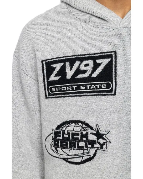 Zadig&Voltaire Malay Logo Graphic Hoodie