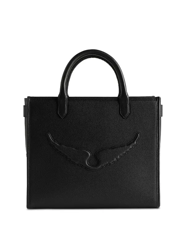 Zadig&Voltaire Angel Leather Tote - Black