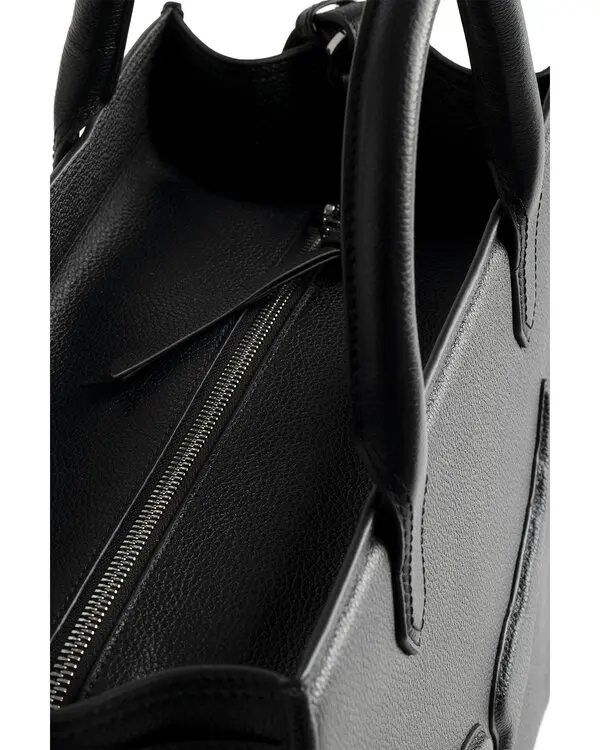 Zadig&Voltaire Angel Leather Tote - Black