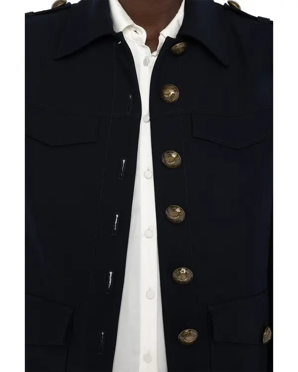 Zadig&Voltaire Veraman Button Front Blazer - Encre