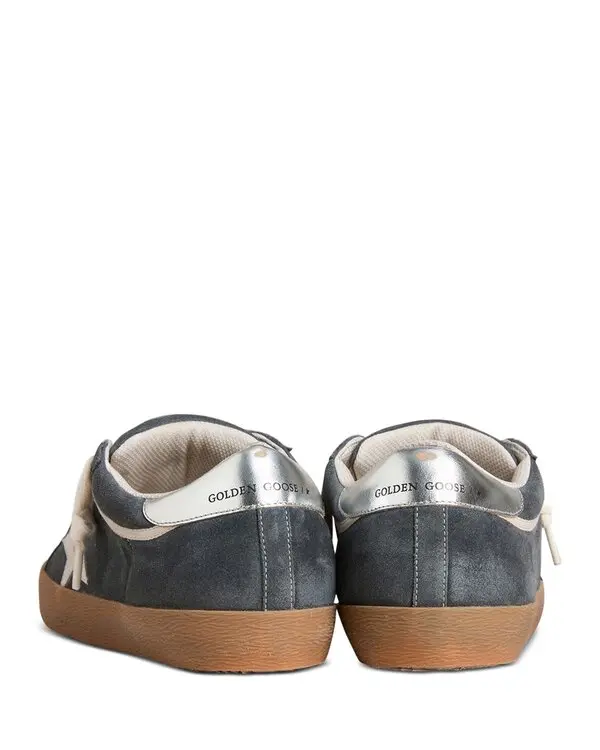 GOLDEN GOOSE Super Star Suede Sneakers - Stone Blue