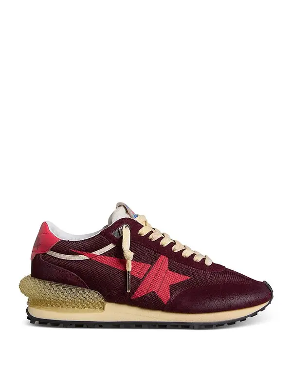 GOLDEN GOOSE Running Marathon Sneakers - Burgundy