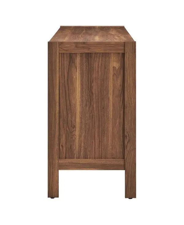 MODWAY Capri 65 Wood Grain Sideboard Storage Cabinet