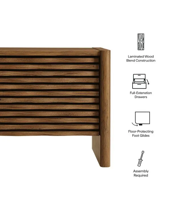 MODWAY Emric Wave Nightstand