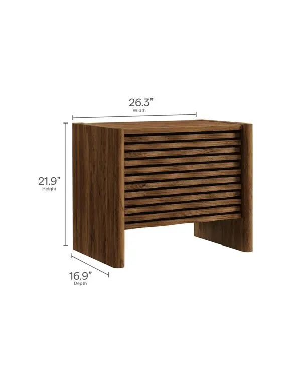 MODWAY Emric Wave Nightstand