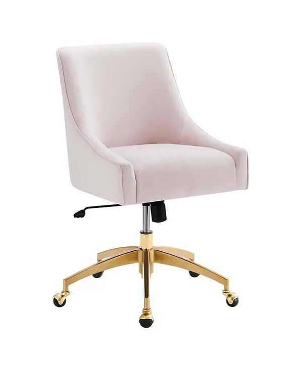 MODWAY Discern Performance Velvet Office Chair - Pink