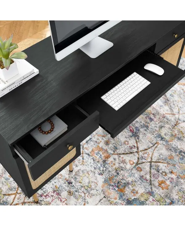 MODWAY Chaucer Office Desk - Black