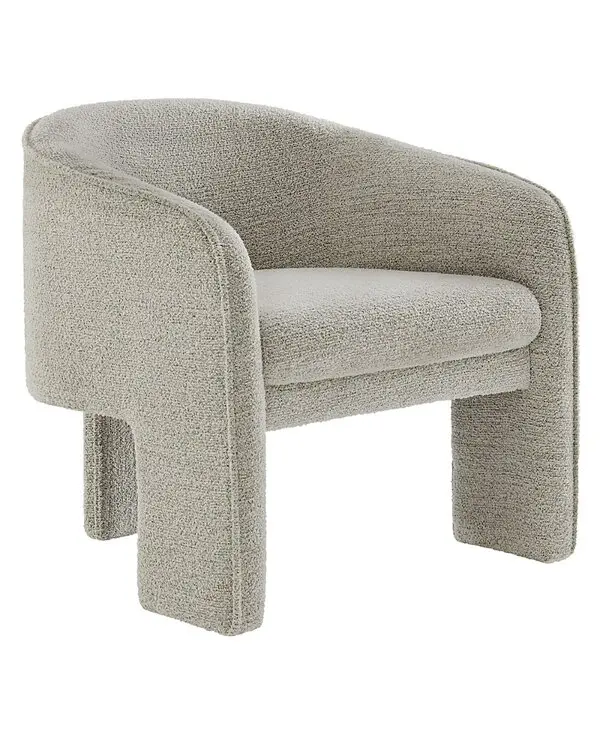 MODWAY Greer Barrel Accent Chair - Parchment