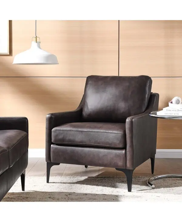 MODWAY Corland Leather Armchair