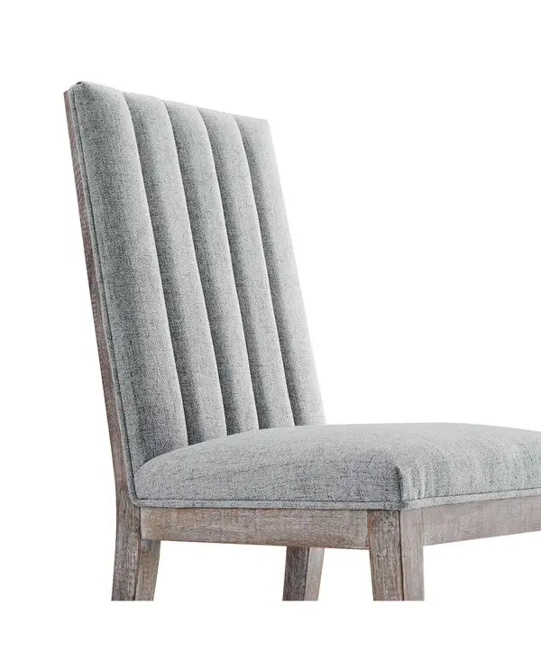 MODWAY Maisonette French Vintage Tufted Fabric Fabric Dining Side Chair