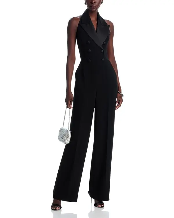 SERGIO HUDSON Halter Neck Jumpsuit
